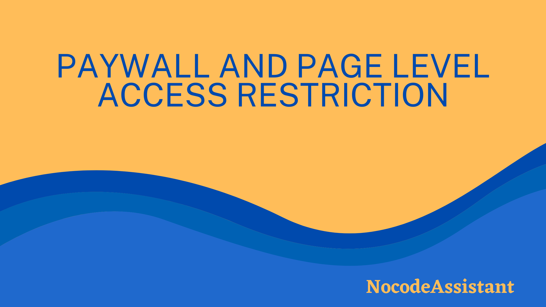 Paywall and page level user access restriction in Bubble.io