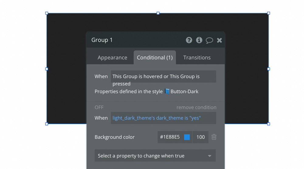 Create a Dark and Light mode in a Bubble.io app