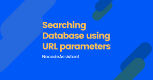 Searching database using URL parameters in Bubble.io